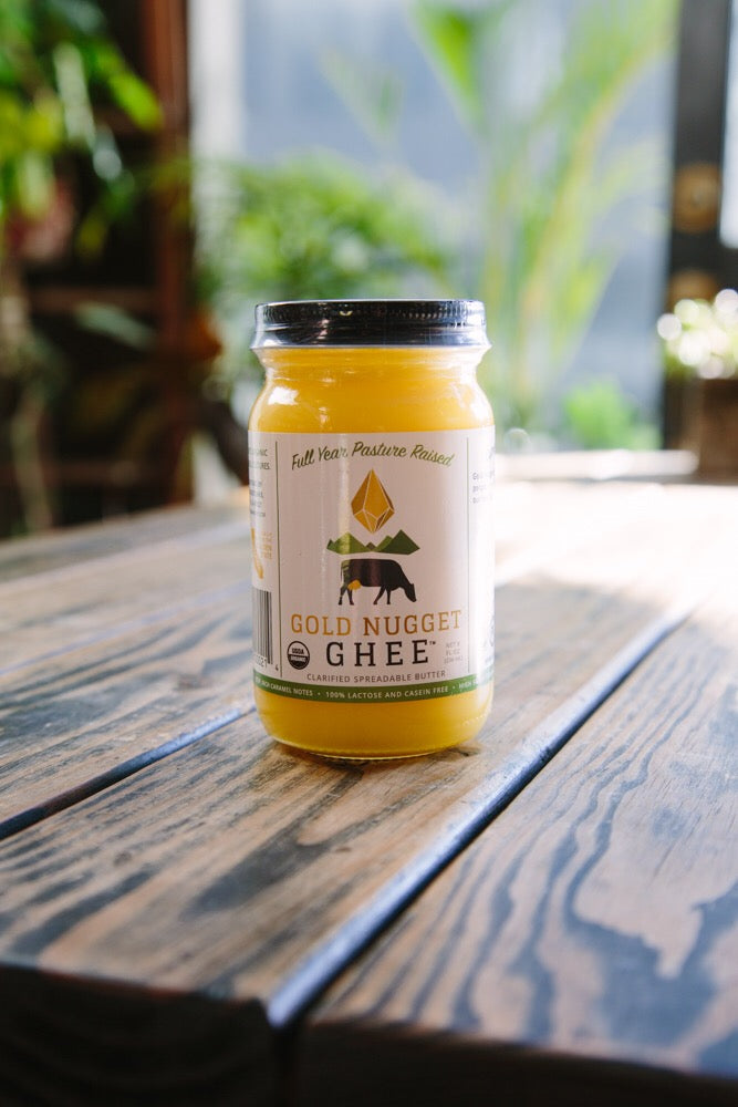 Full Year Pasture Raised Ghee 8 oz Jar | Gold Nugget Ghee